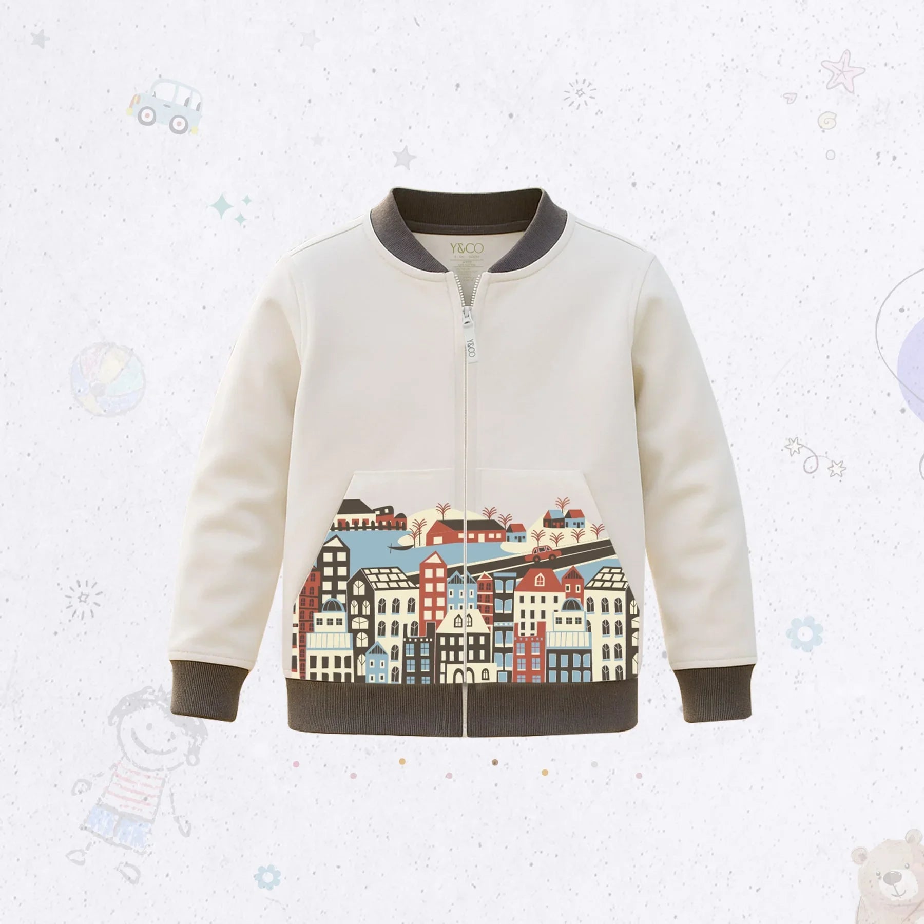 Boys Cityscape Jacket - Y&CO