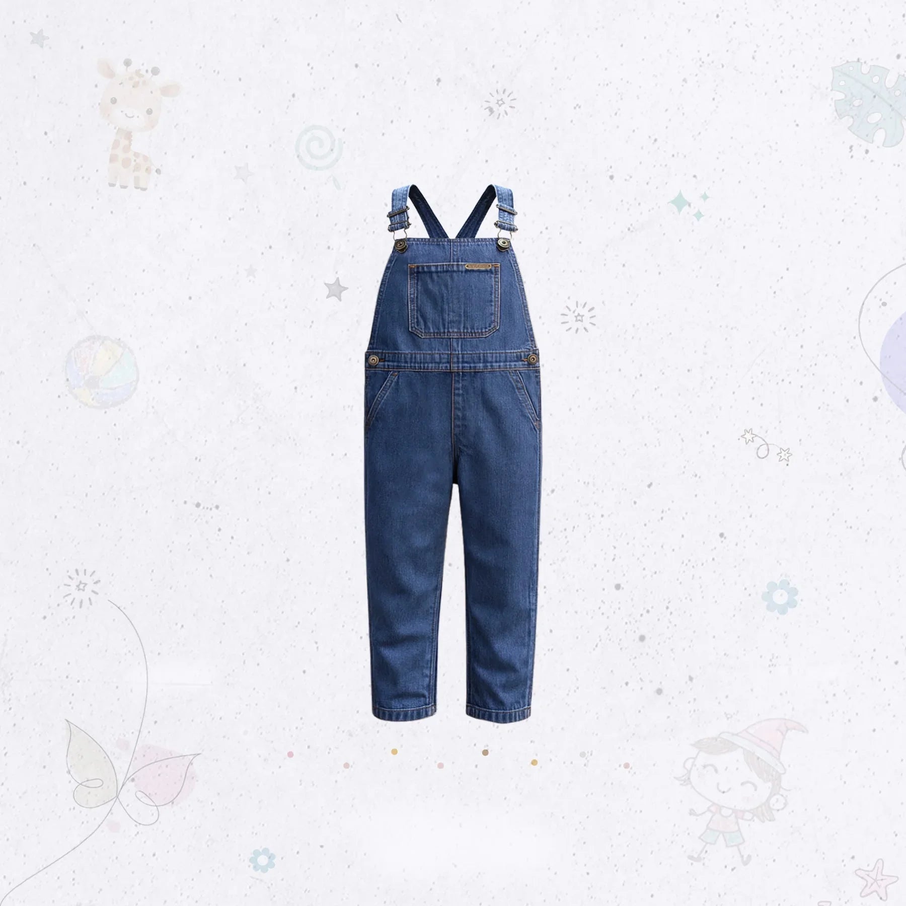 Girls Carpenters Dungaree - Y&CO